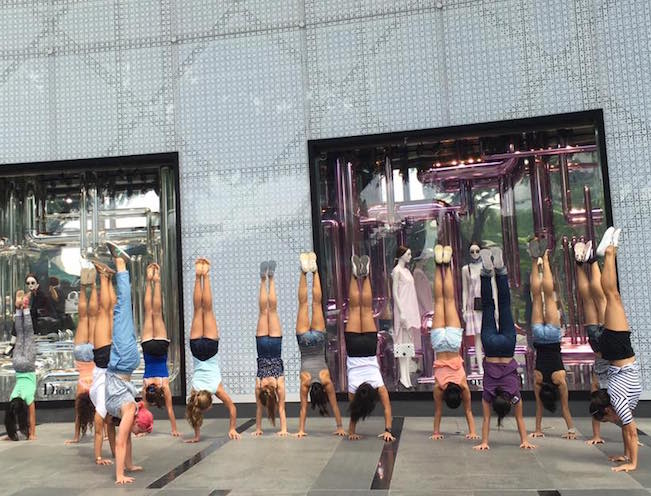 Join Singapore’s attempt to break the world record for most handstands ...