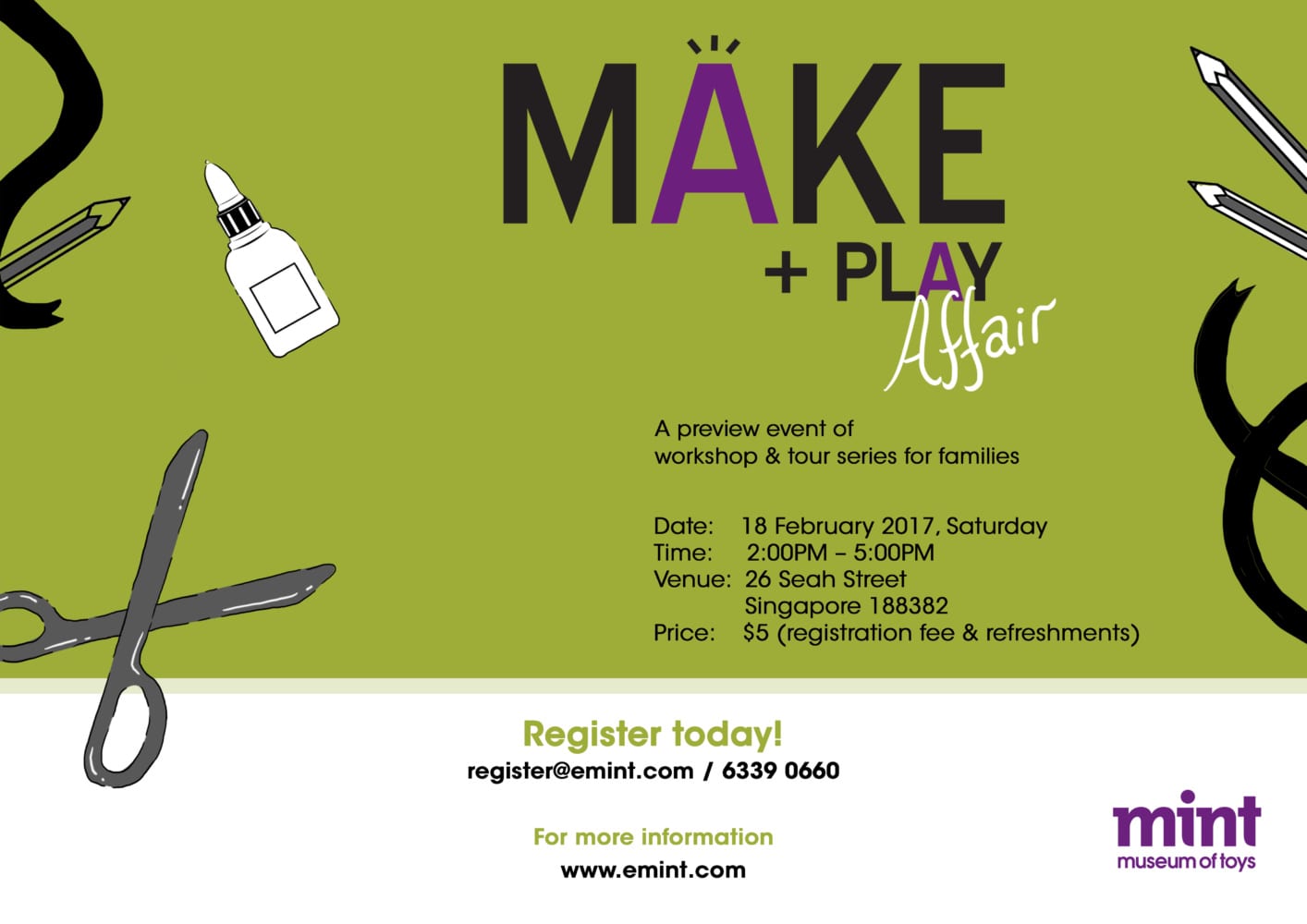 MAKE+PLAY Affair at MINT Museum of Toys Singapore | HoneyKids Asia