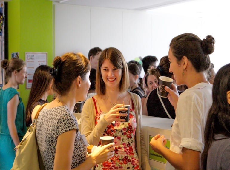 Get to know other expatriates at a casual coffee meet