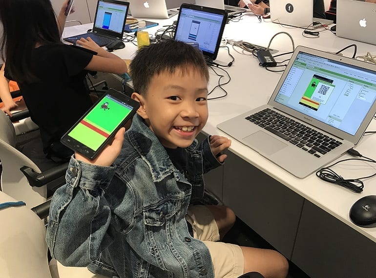 Coding for Kids age 9 - 12: Design an Android App | HoneyKids Asia