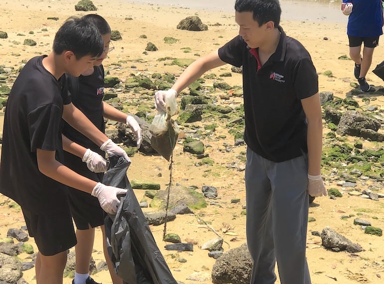 Community services for kids at international schools in Singapore