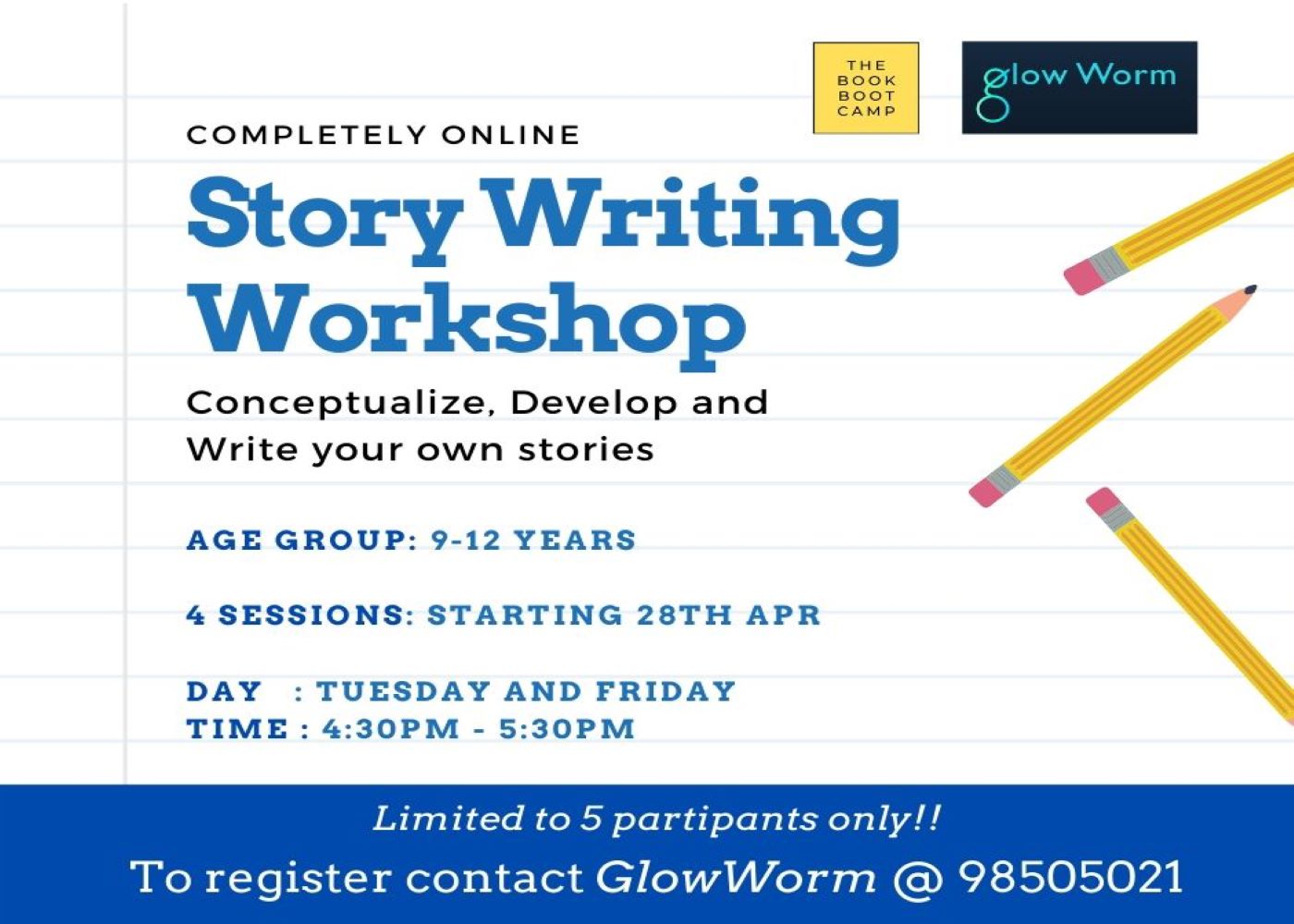 Story Writing Workshop by Glow Worm SG | HoneyKids Asia