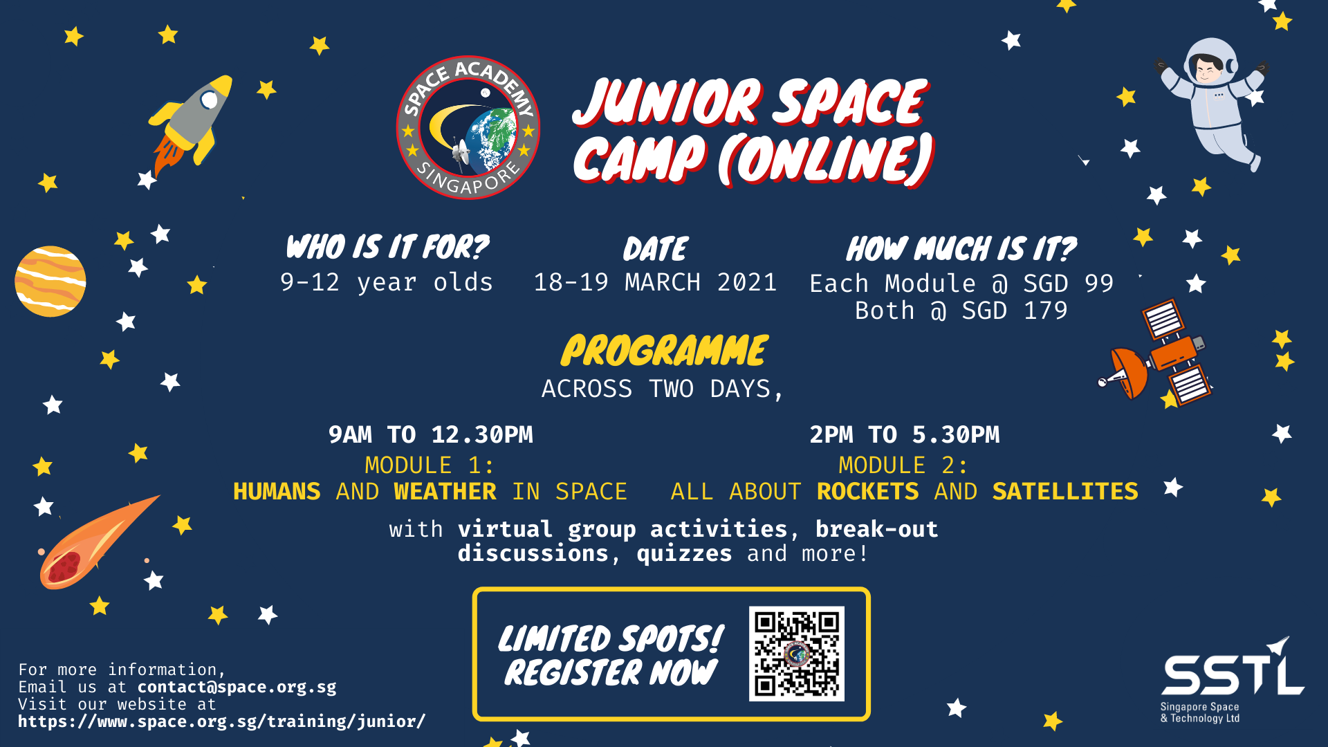 Junior Space Camp March 2021 | HoneyKids Asia