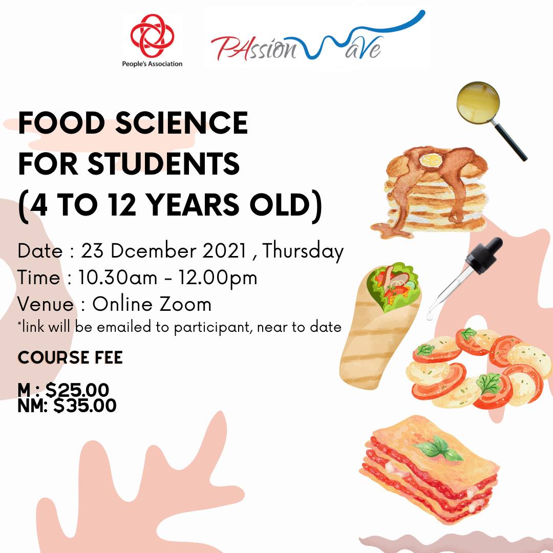 Food Science workshop for students (online) | HoneyKids Asia
