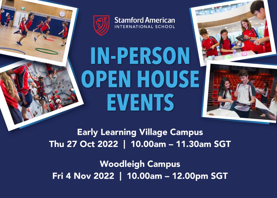 In-person Open House at Stamford American International School ... In-person Open House at Stamford American International School ...