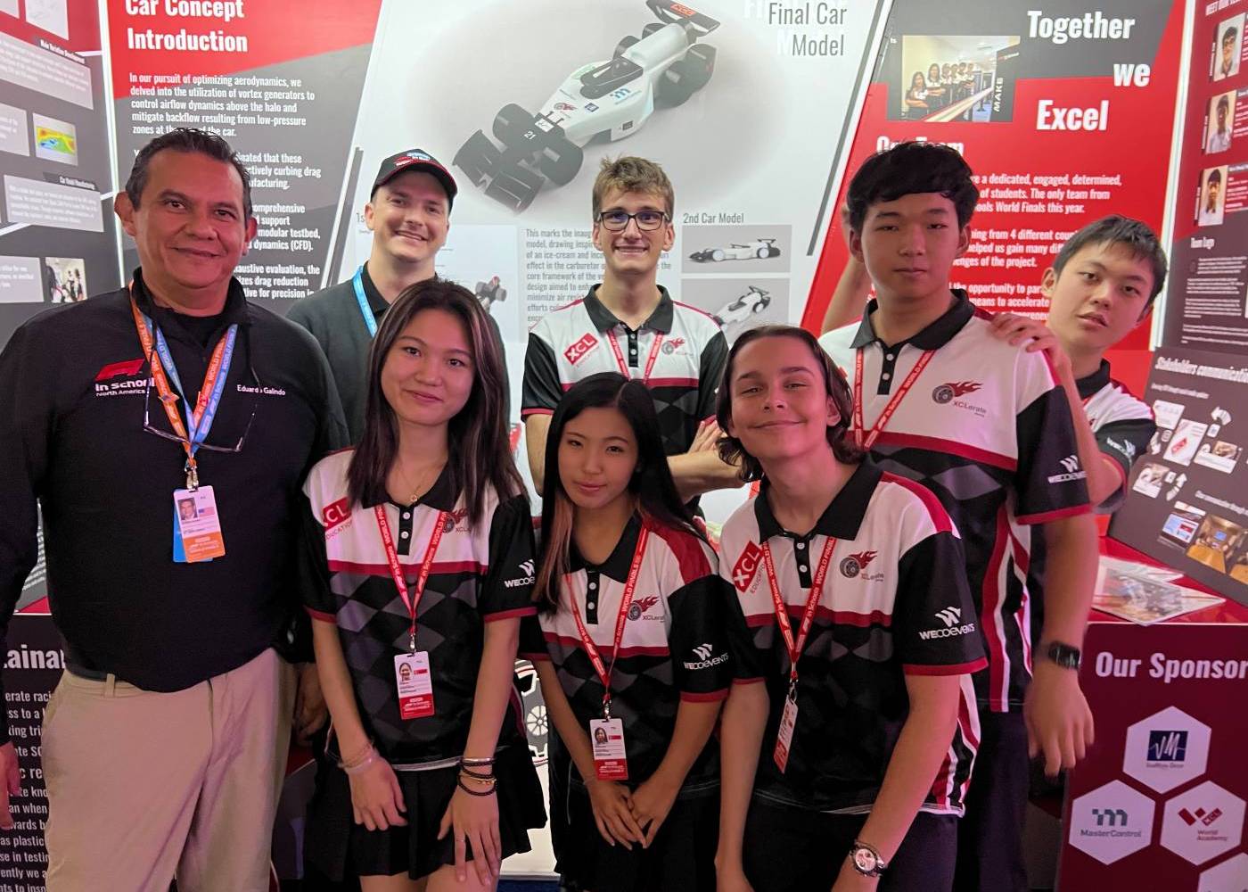 XCL World Academy in F1 in Schools Team XCLerate Racing | HoneyKids Asia