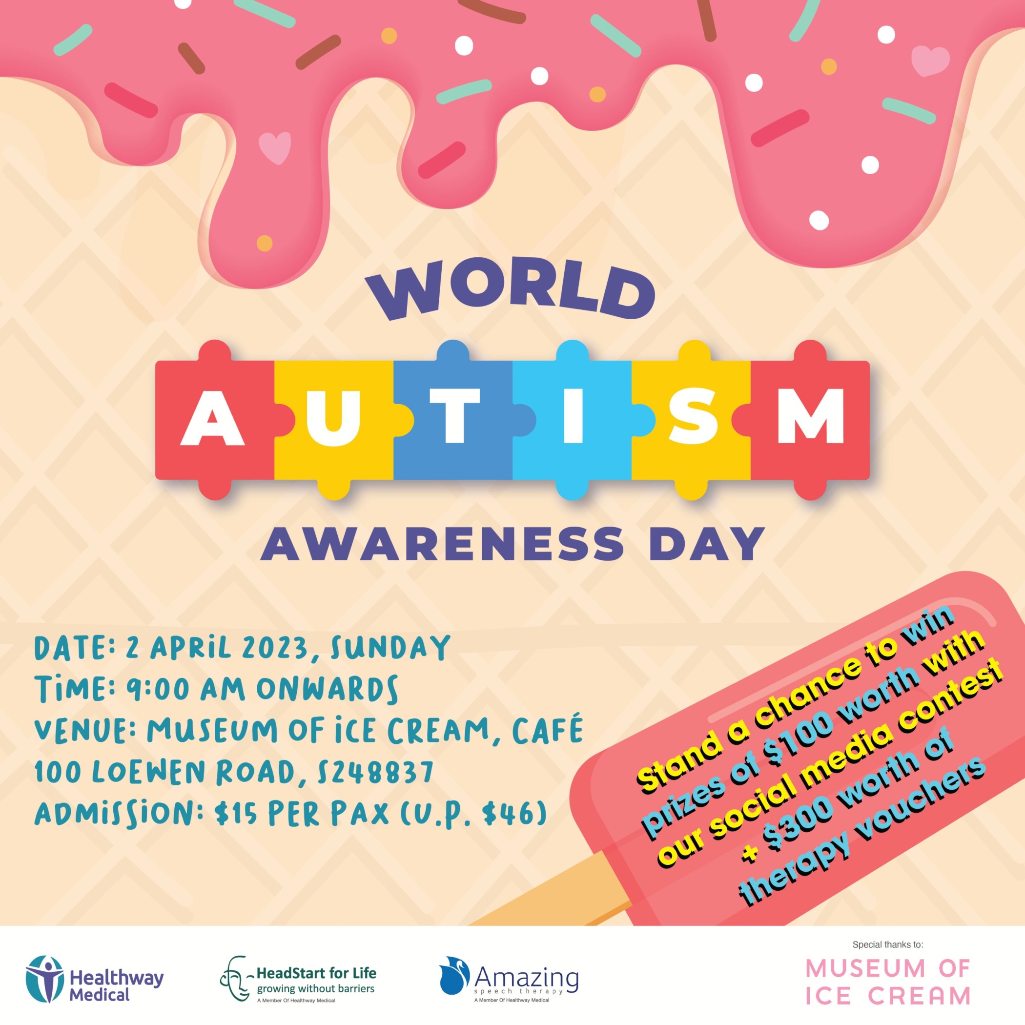 World Autism Awareness Day @ Museum of Ice Cream | HoneyKids Asia