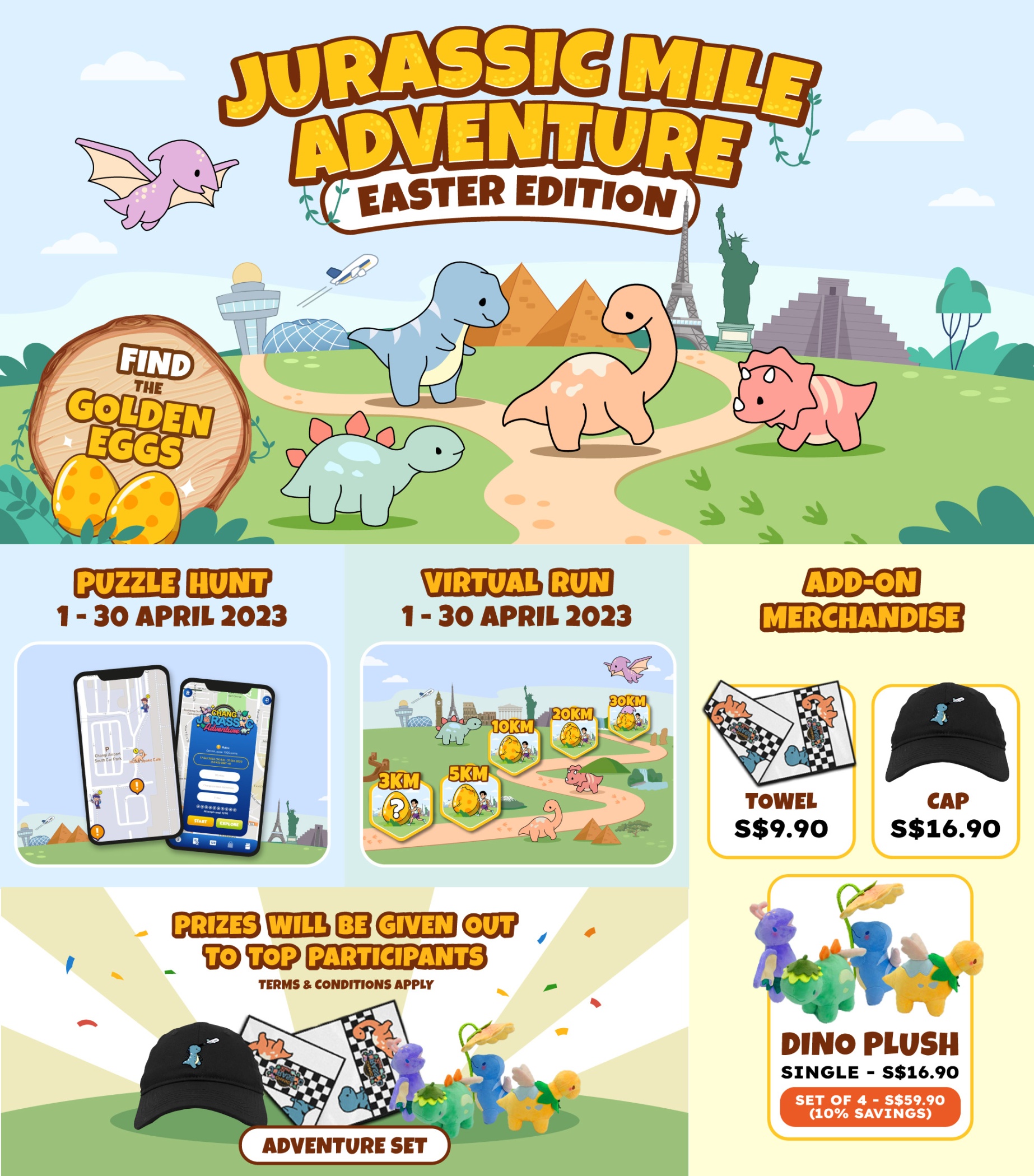 Changi Jurassic Adventure - Easter Edition | HoneyKids Asia