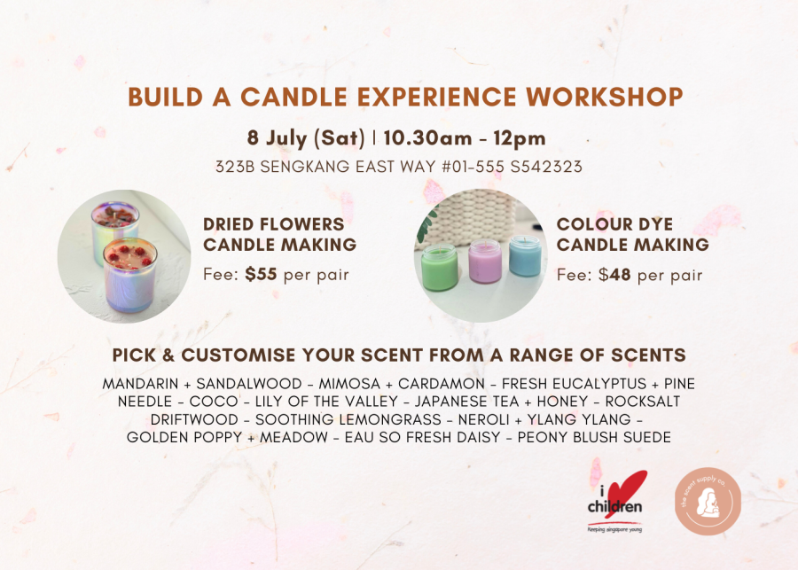 Build A Candle Experience Workshop | HoneyKids Asia