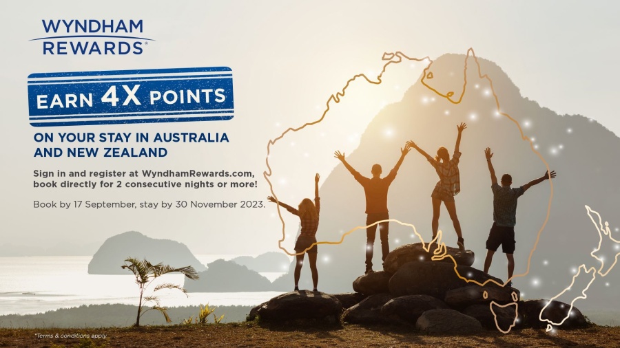 Wyndham Rewards Launches 4X Points Offer for Your Upcoming ANZ Trips ...