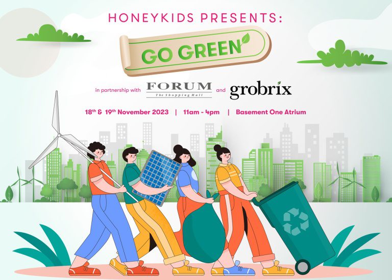 HoneyKids: Go Green with Forum The Shopping Mall & Grobrix | HoneyKids Asia