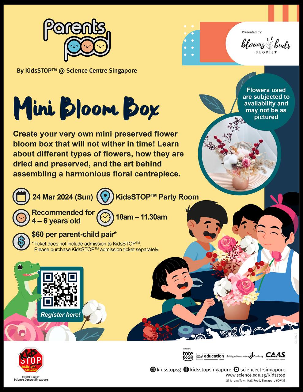 Create your own Mini Bloom Box in this parent and child workshop ...