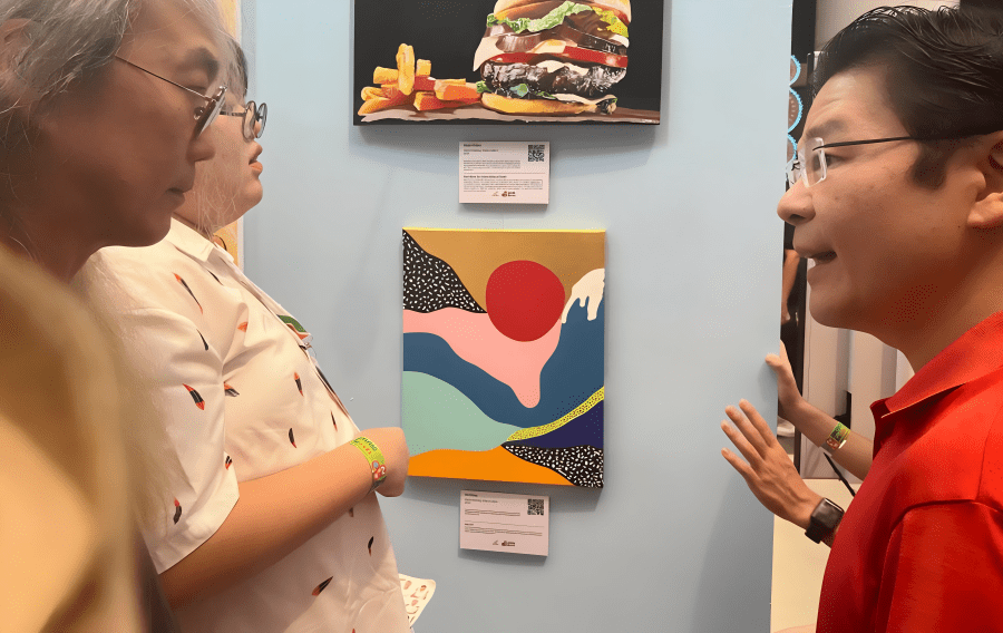 "Art calms his mind": Dad of teen artist with autism shares