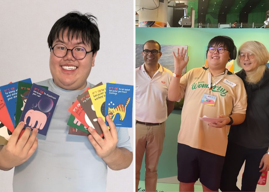 "Art calms his mind": Dad of teen artist with autism shares