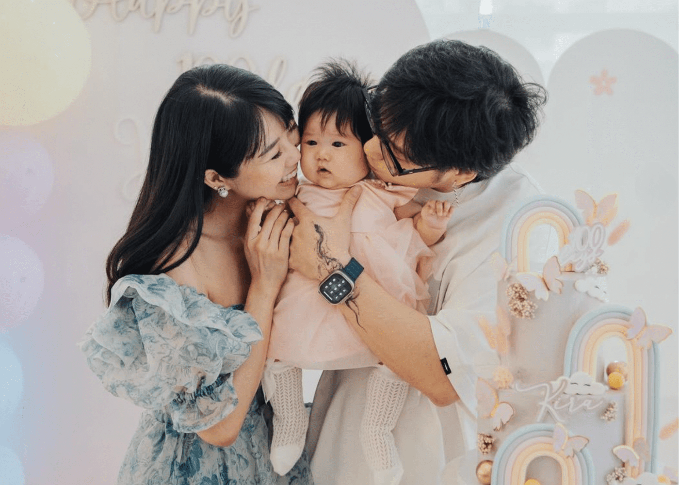 Hosting a 100 days celebration party for a baby in Singapore