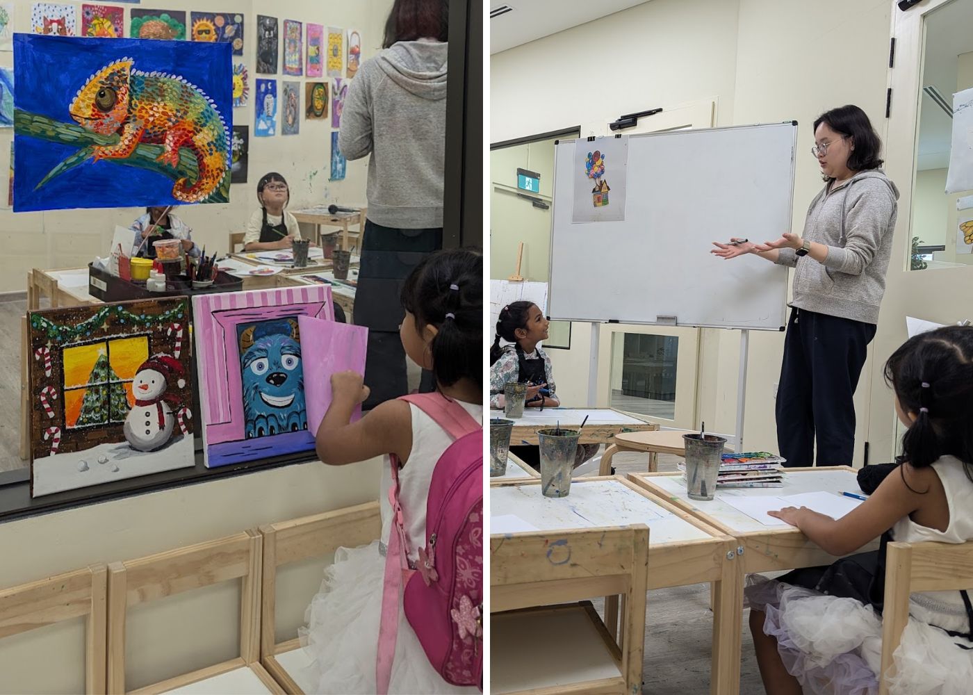 Fun art classes for kids 4 & up at Canvas Ark SAFRA