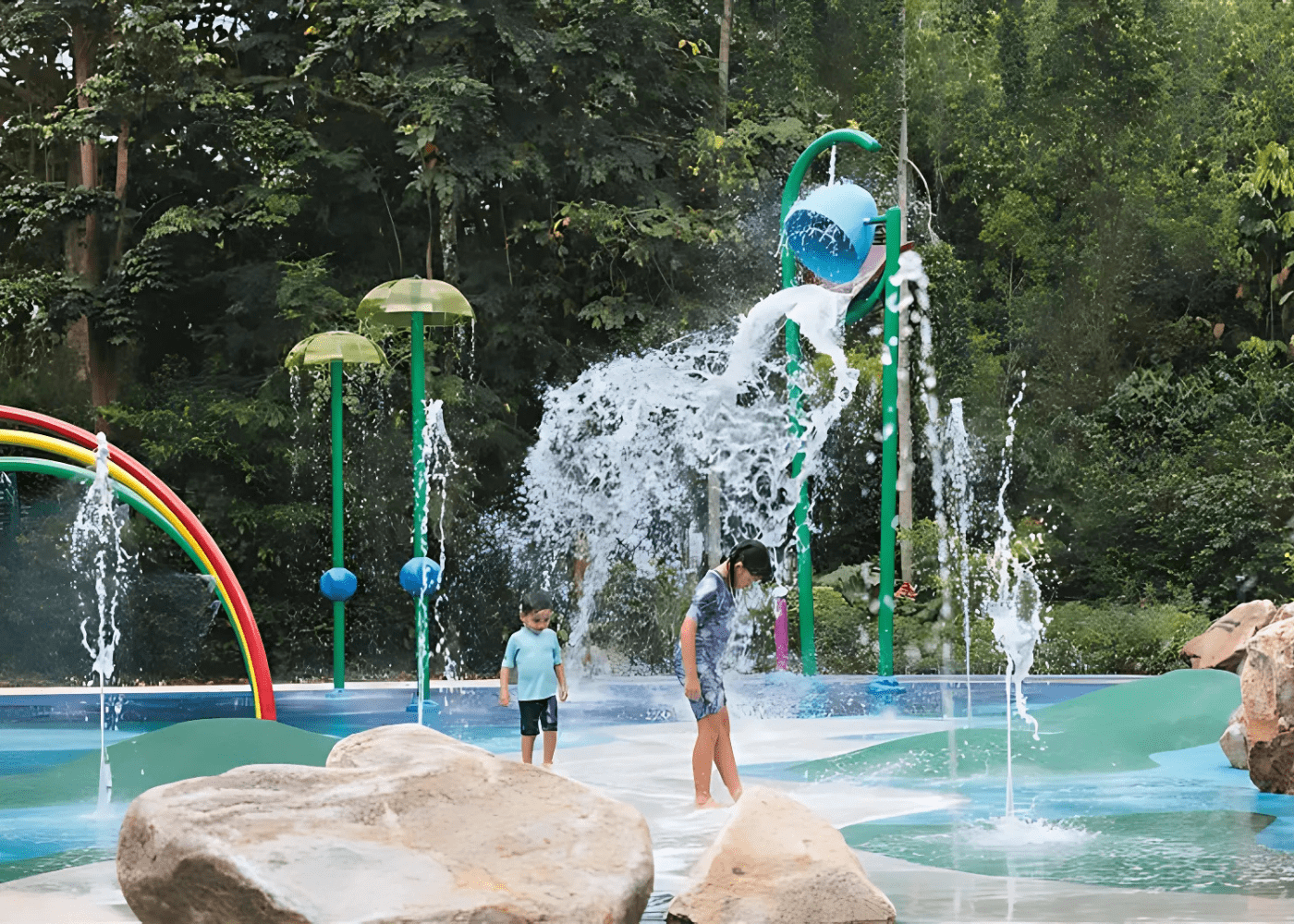 24 free water playgrounds in Singapore for kids