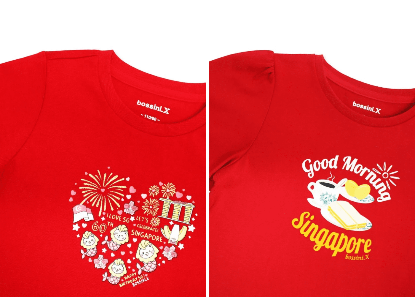 SG60: Where to get red and white National Day T-shirts 2025